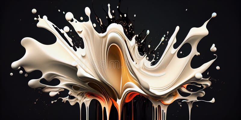 3D Abstract Splash, Background Design Stock Illustration - Illustration ...