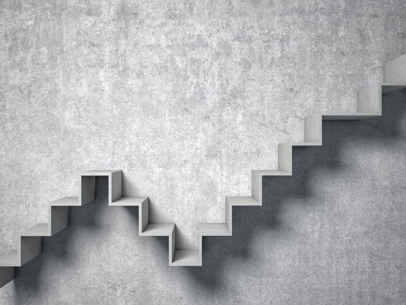 Abstract Stair Flow Chart Infographics Stock Vector - Illustration of ...