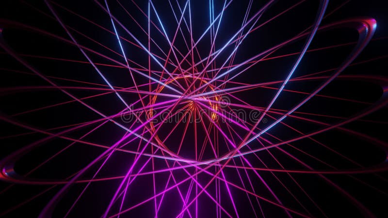 3d Abstract Visualization Geometric Object Circle Changes Shape Stock ...