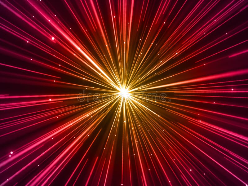 3D Abstract Warp Zoom Effect Background Stock Illustration ...