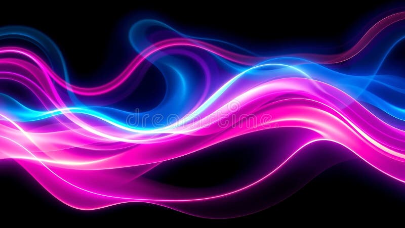 3D Abstract Wave of Light and Color Data Points, Perfect for Technology ...