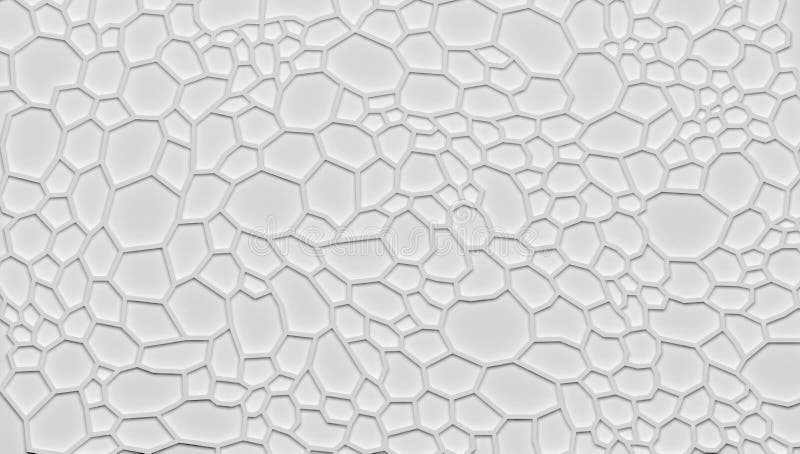 3d Abstract White Background with Three-dimensional Framework with ...