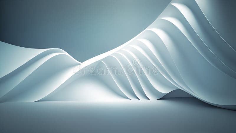 3D Abstract White Background Stock Illustration - Illustration of style ...