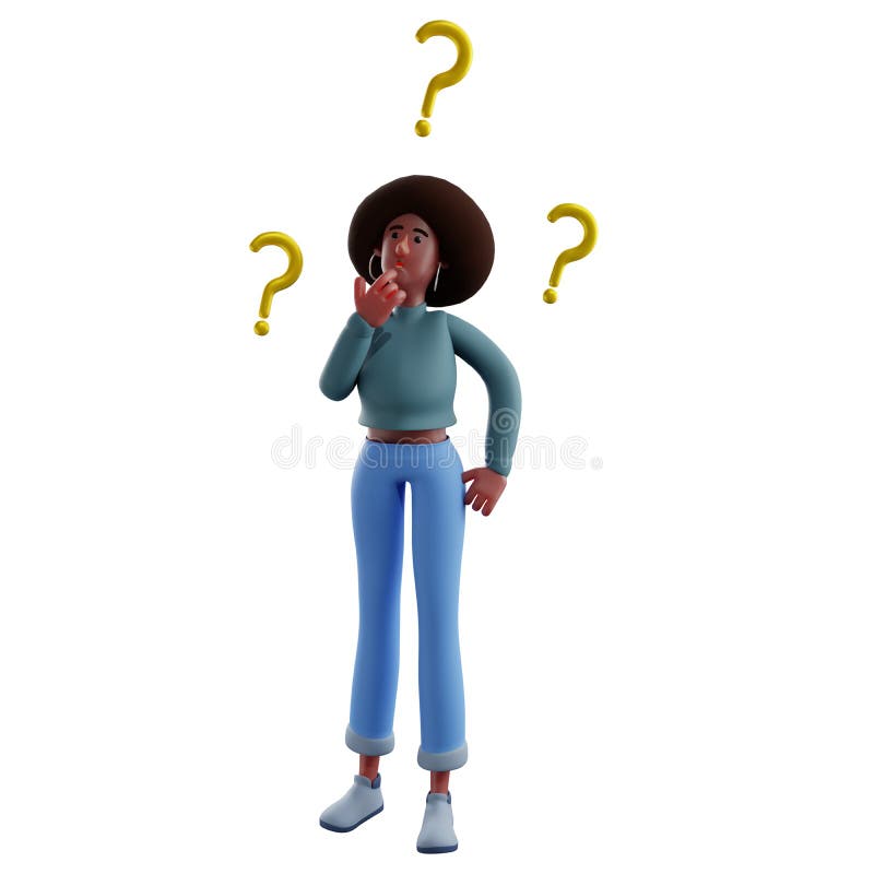 Cartoon Girl Questions Stock Illustrations – 697 Cartoon Girl Questions ...