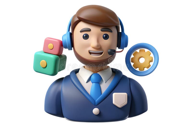 3D AI Driven Customer Support Interaction Concept As a Candid Capture ... 3D AI Driven Customer Support Interaction Concept As a Candid Capture ...