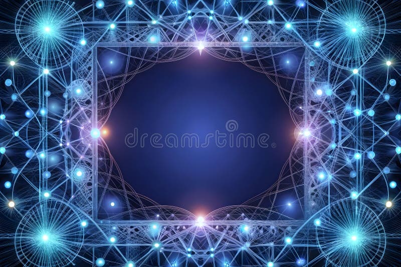 3D AI Driven Quantum Computing Frame Concept As a Minimalistic Border Frame with Quantum ...