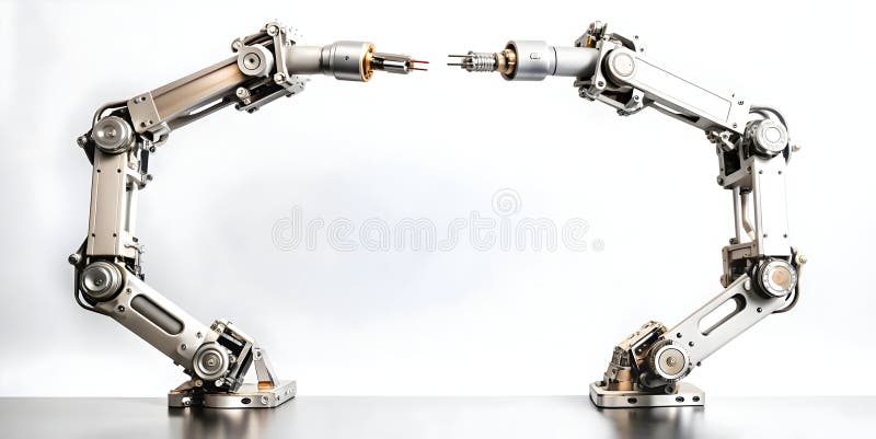 3D AI Driven Robotic Arm Frame Concept As a Border Frame with Robotic ...