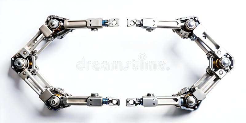 3D AI Driven Robotic Arm Frame Concept As a Border Frame with Robotic ...
