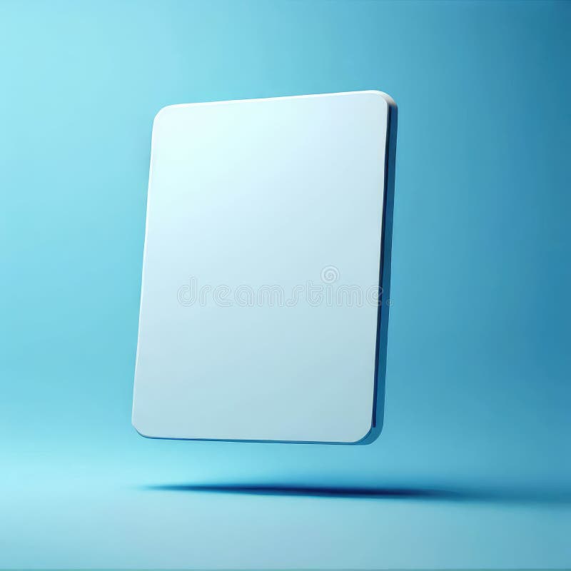 3d Ai Generated Mockup of Blank Board Stock Illustration - Illustration ...