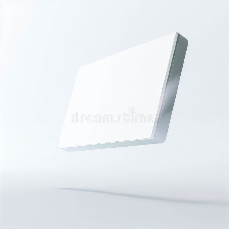 3d Ai Generated Mockup of Blank Board Stock Illustration - Illustration ...