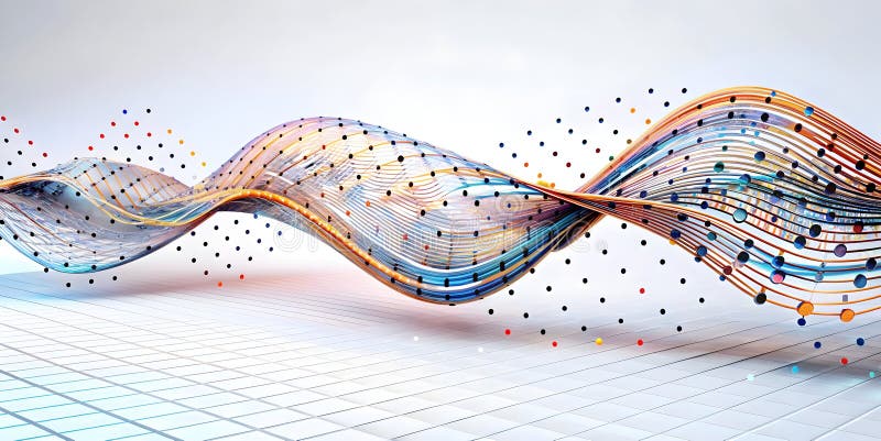 3D AI Powered Algorithmic Flow Vector Concept As a Clean Abstract ... 3D AI Powered Algorithmic Flow Vector Concept As a Clean Abstract ...