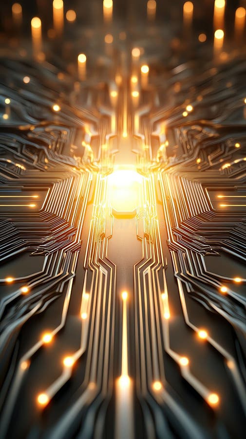 3D AI-powered Virtual Environments Depicted As a Glowing, Futuristic ...