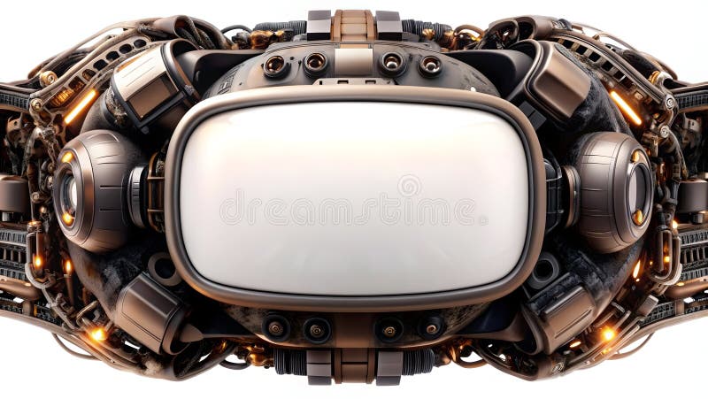 3D AI Powered Virtual Reality Border Frame Concept As a Border Frame ...