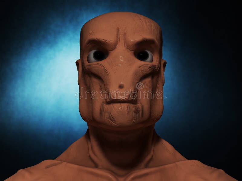 3d alien portrait stock image. Image of files, halloween - 61035795