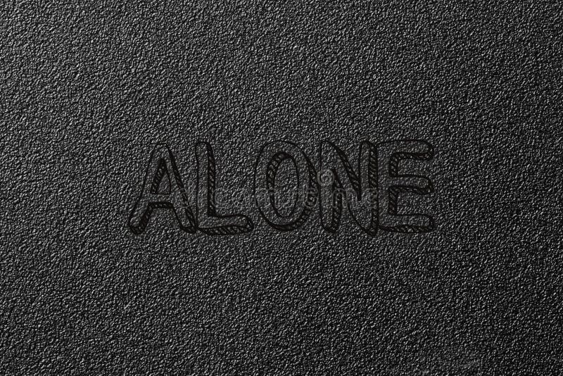 3d Alone Sign in Stroke Dimension Stock Image - Image of stroke ...