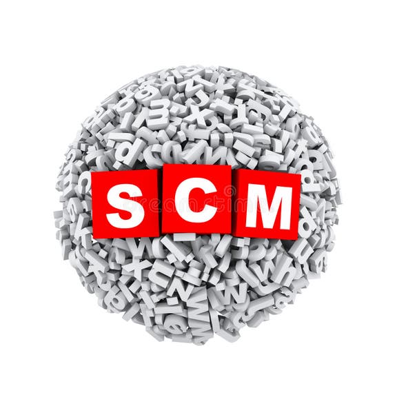 3d Alphabet Letter Character Sphere Ball Scm Stock Illustration ...