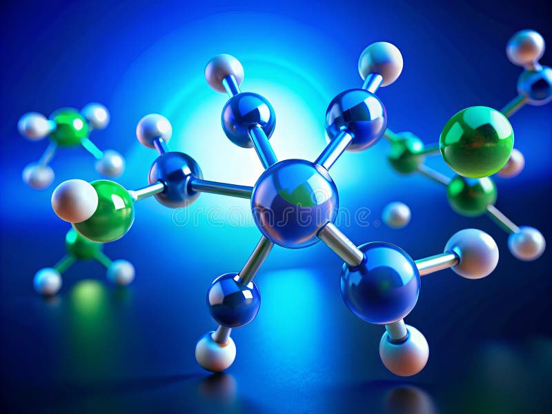 3D Ammonium Chloride NHCl Molecular Structure a Detailed Educational ...