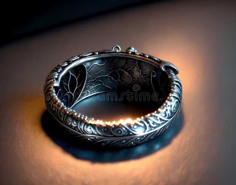 3D Ancient Ring of Death - AI Generated Artwork Stock Illustration ...