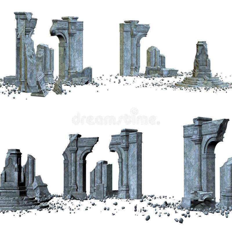 Ruined Greek Column Stock Illustrations – 131 Ruined Greek Column Stock ...