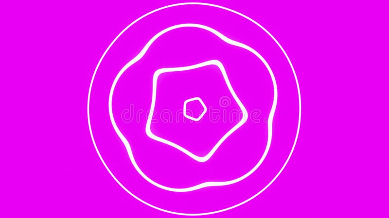 3D Animated Background of Circular Lines Rotating and Merging To Form ...