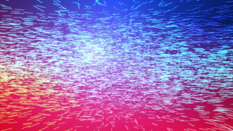 Pattern of Small Lines Spreading Various Beautiful Colors. Abstract ...