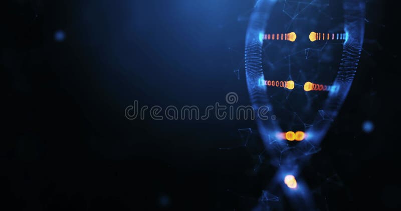 3D Animated Background of Structure of the DNA Double Helix Stock Video ...
