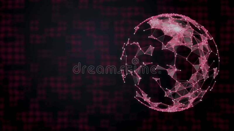 3d Animated Earth Globe in 4K Stock Footage - Video of graphic, orbital ...