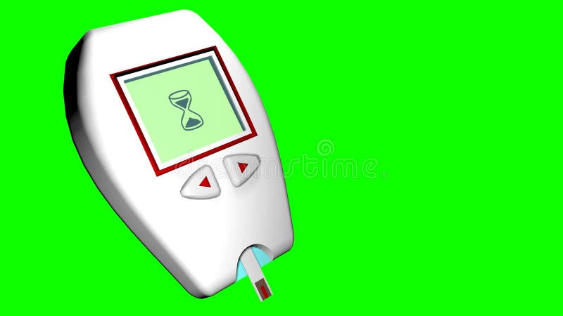 3D Animated Glucometer Isolated Stock Footage - Video of animated ...