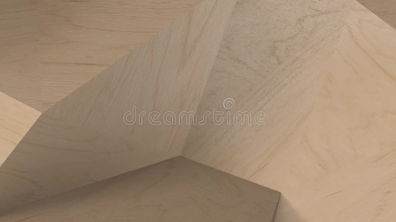 3d Animated Illustration Optical Effect of Folding Wood Background ...