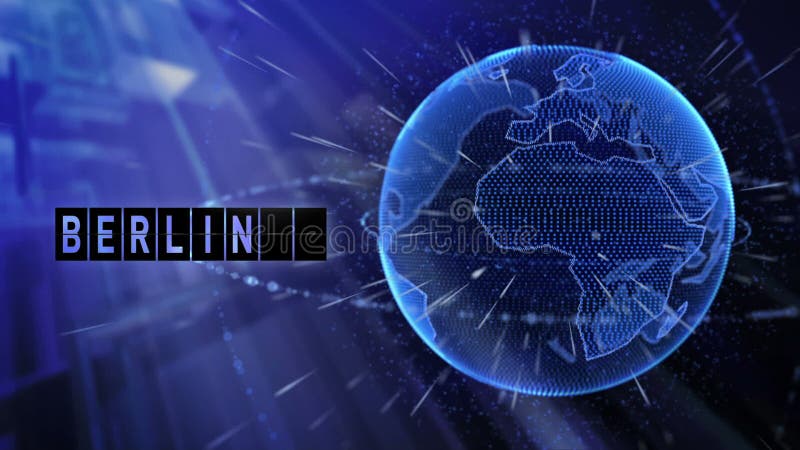 Berlin. Animated 4K Banner for a Tour Agency. Stock Video - Video of ...