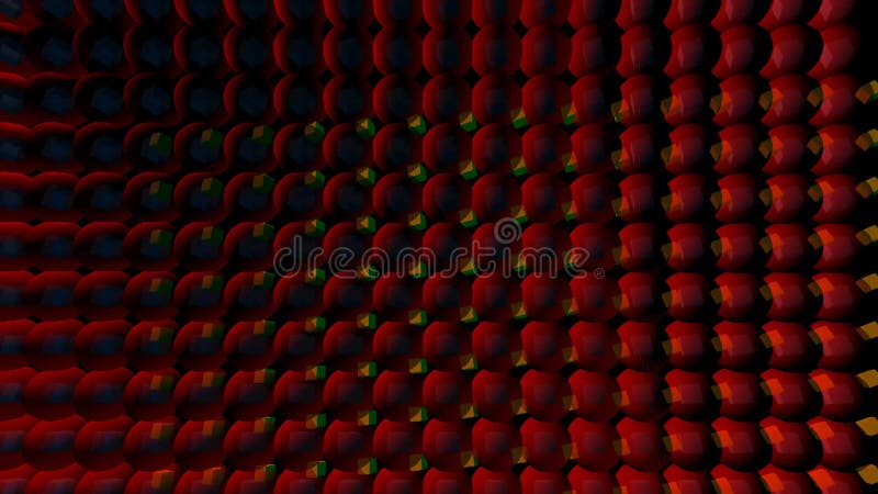 3D Animated Red Background with Yellow Boxes Stock Video - Video of ...