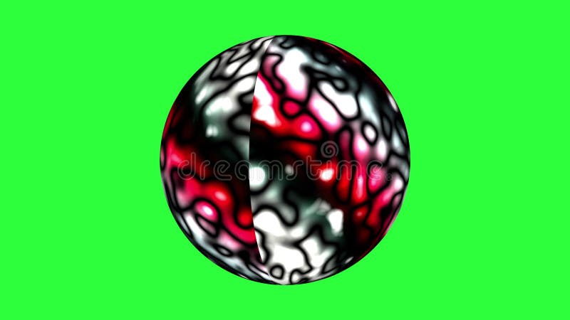 3D Animated Rotating Ball Pattern with Beautiful Colorful Flower ...