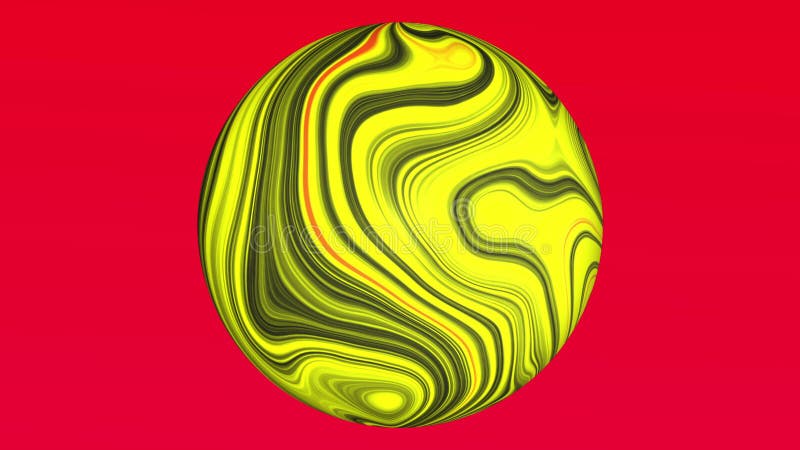 3D Animated Rotating Ball Pattern with Beautiful Colorful Flower ...