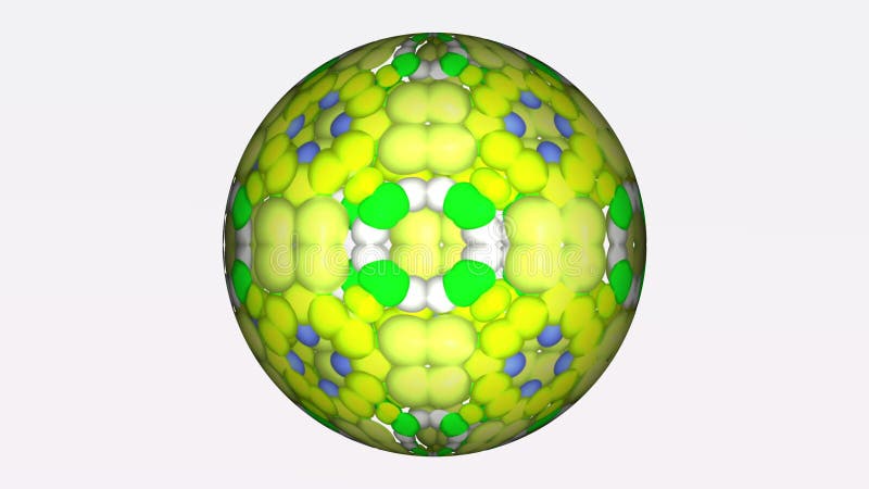 3D Animated Rotating Ball Pattern with Beautiful Colorful Texture ...