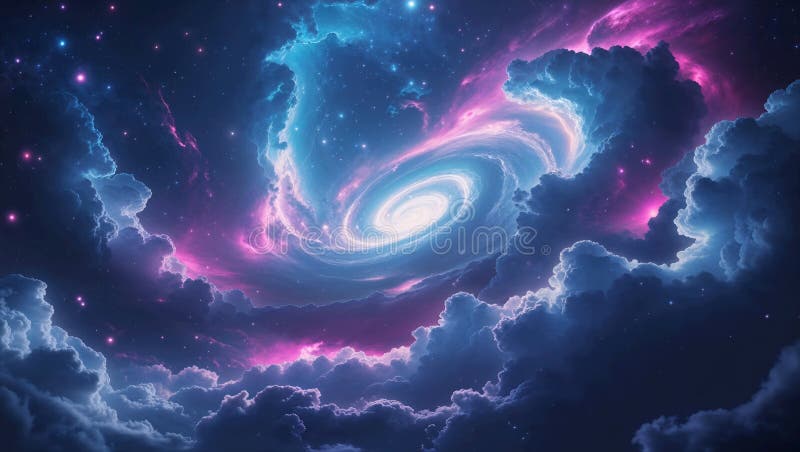Vivid Purple Nebula Clouds Stock Photos - Free & Royalty-Free Stock ...