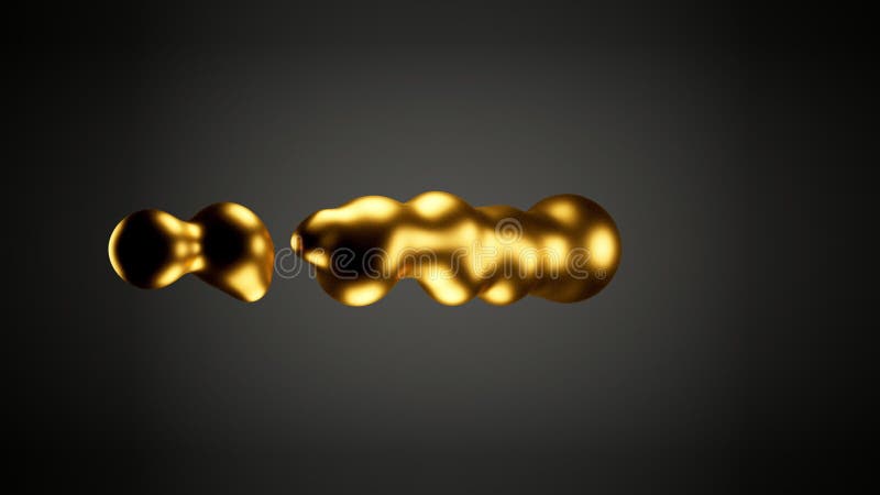 3D Animation of Abstract Liquid Volume Objects Stock Footage - Video of ...