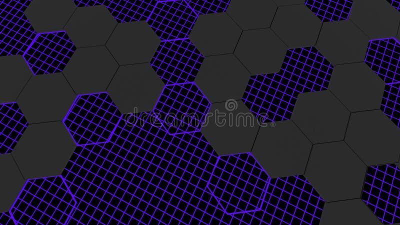 3d Animation of Abstract Modern Background Honeycomb Pattern Stock ...