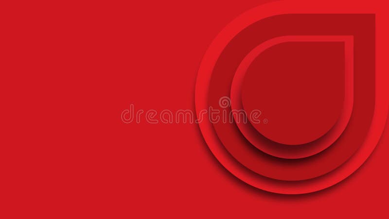 3D Animation Abstract Red Background. Red Geometric Texture Stock ...