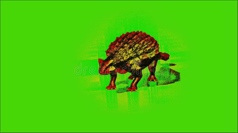 Ankylosaurus Dinosaurs Die 3D Animation Green Screen Jurassic Park ...