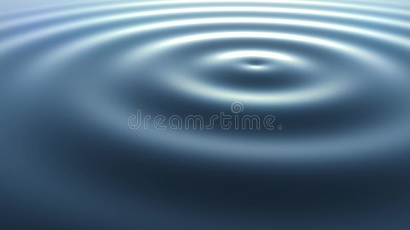 3D Animation - Blue Abstract Background of Relaxing Concentric Waves in ...