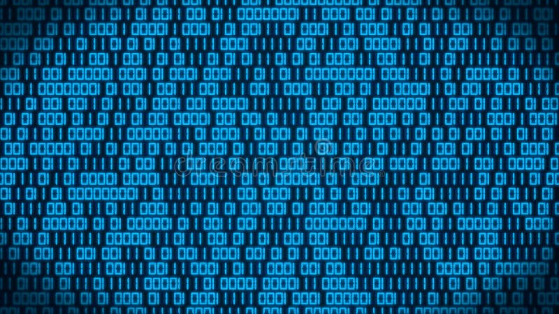 3d Animation - Blue Binary Code - Access Denied Stock Video - Video of ...