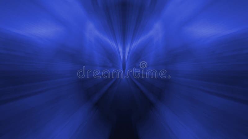 Blue Rays of Light on an Empty Stage before the Concert, on Stage is a ...