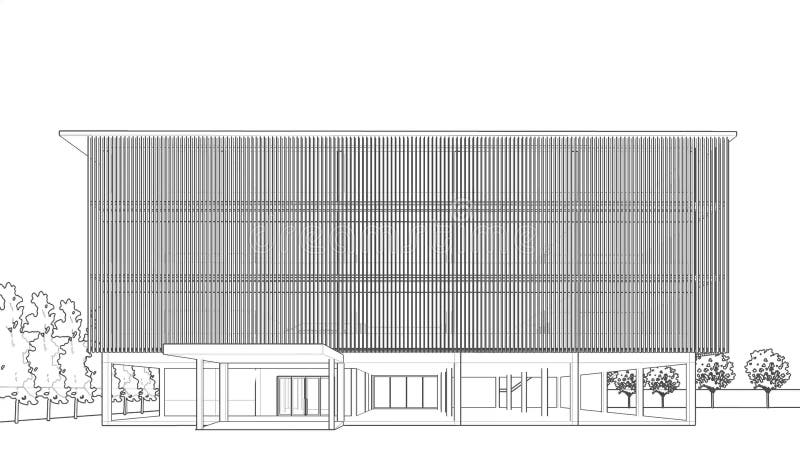 3D Looped Animation of Building Project Stock Video - Video of draw ...