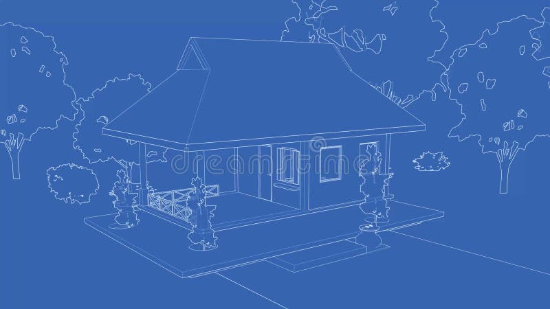 3D Looped Animation of Building Project Stock Video - Video of loop ...