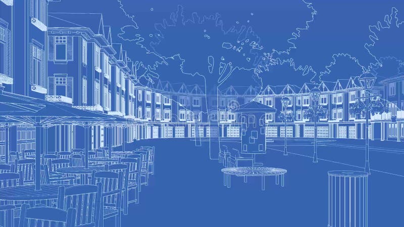 3D Looped Animation of Building Project Stock Video - Video of movie ...