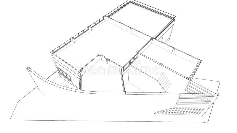 3D Looped Animation of Building Project Stock Video - Video of exterior ...