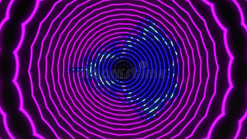 3D Animation of Circular Colored Line Pattern. Stock Video - Video of ...