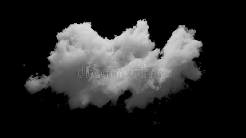 3D Animation of a Cloud Moving Across a Frame. Stock Footage - Video of ...
