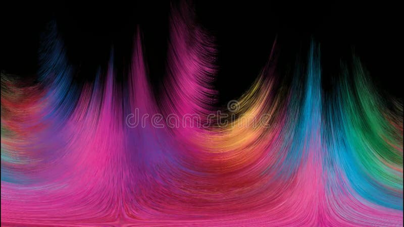 3D Animation of Colorful Moving Waves Stock Video - Video of background ...