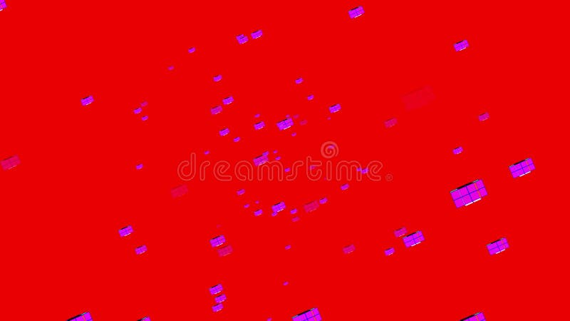 3d Animation of Colorful Rectangular Particles Flying and Floating ...